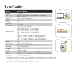 specifications – BabelTechReviews